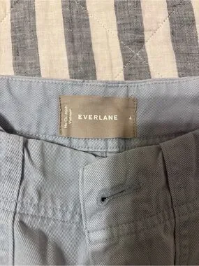 Everlane | Pants & Jumpsuits | Everlane Light Blue Wideleg Utility ...